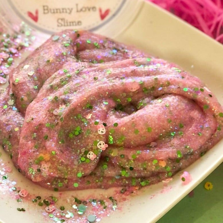 Bunny Love Slime Kit - Strawberry Scented - Bored to Brilliant